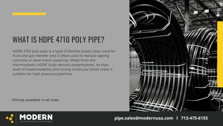 HDPE 4710 Poly Pipe | Modern Polymer Products